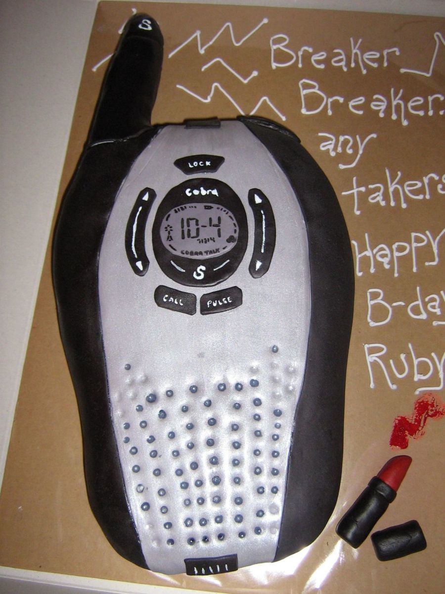 Walkie Talkie Cake - CakeCentral.com