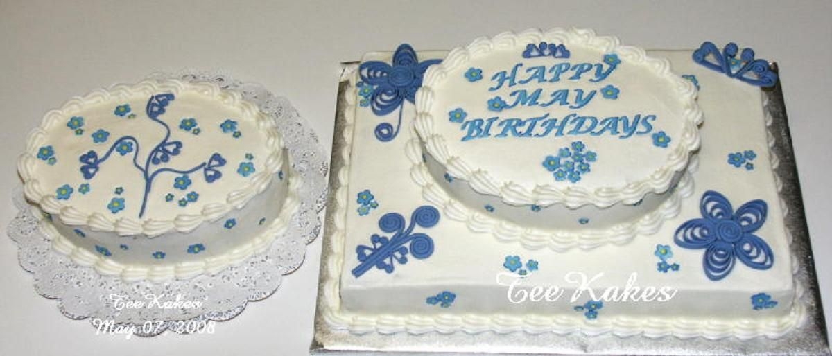 Quilled Birthday Cake - CakeCentral.com