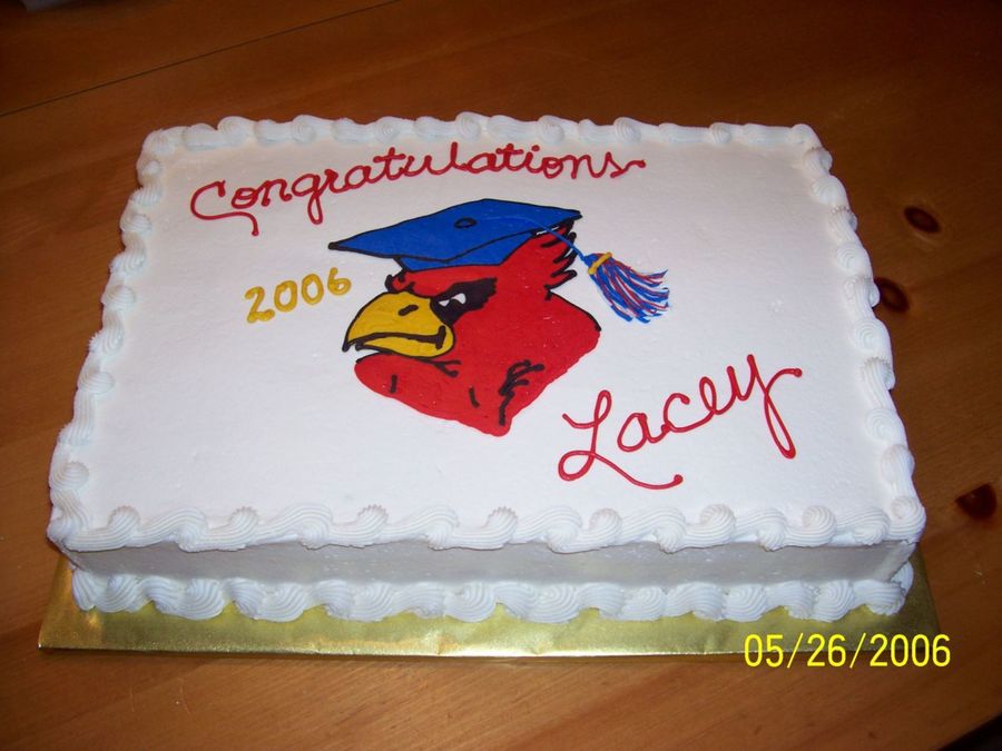 Cardinal Graduation - CakeCentral.com