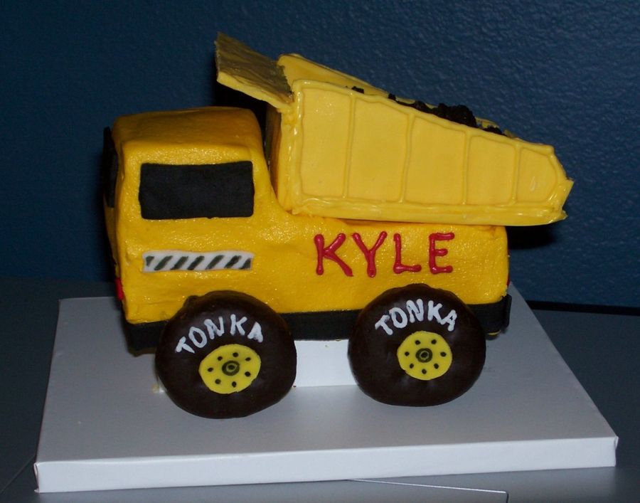 Tonka Smash Cake - CakeCentral.com