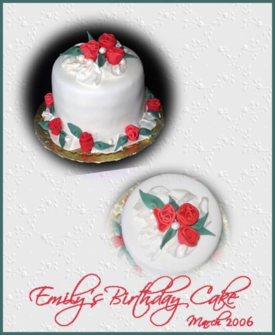 Emily's Birthday Cake - CakeCentral.com