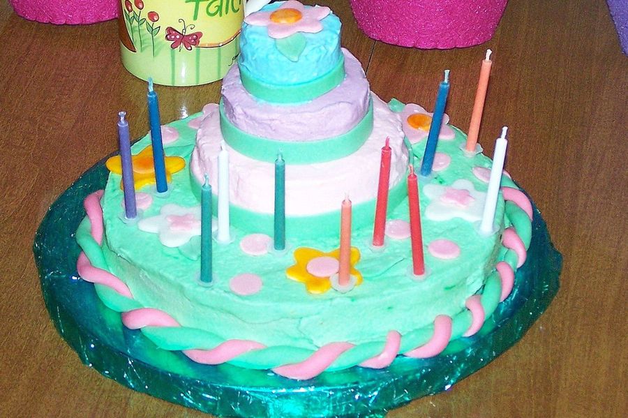 Stacked Cake For 11Th Birthday. - CakeCentral.com