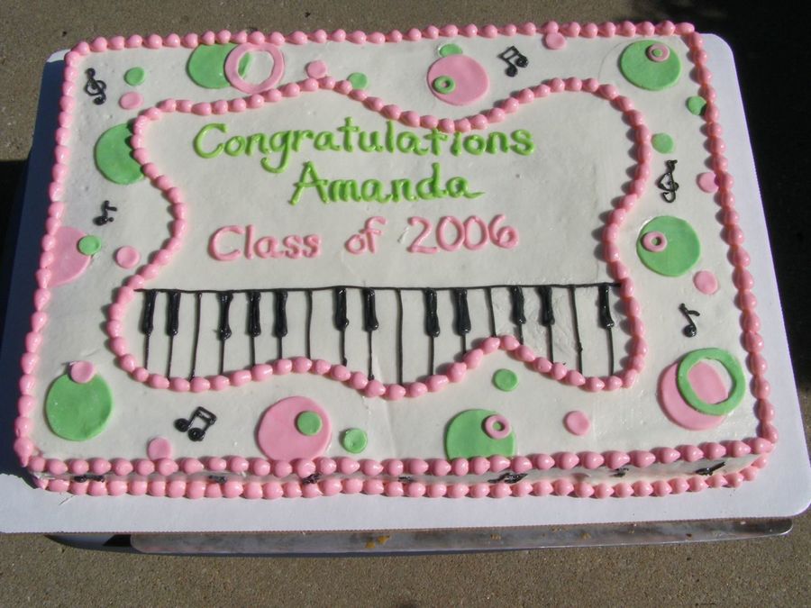 Highschool Graduation Cake - CakeCentral.com