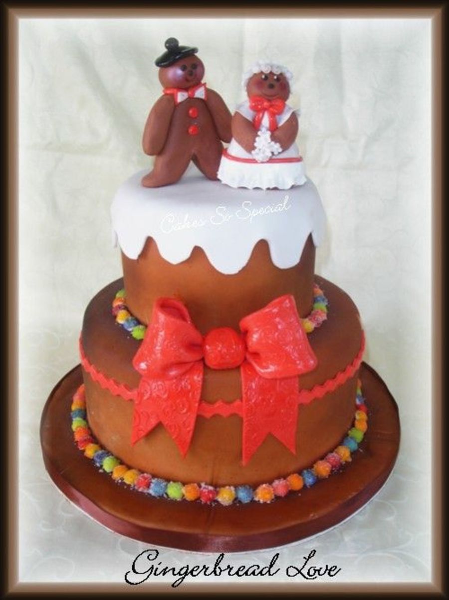 Mr. & Mrs. Gingerbread Get Married - CakeCentral.com