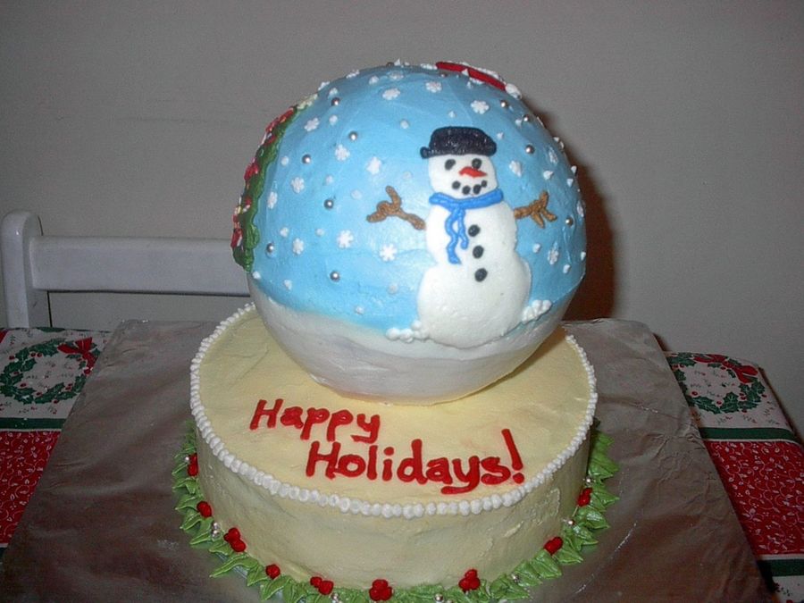 Snow Globe - CakeCentral.com