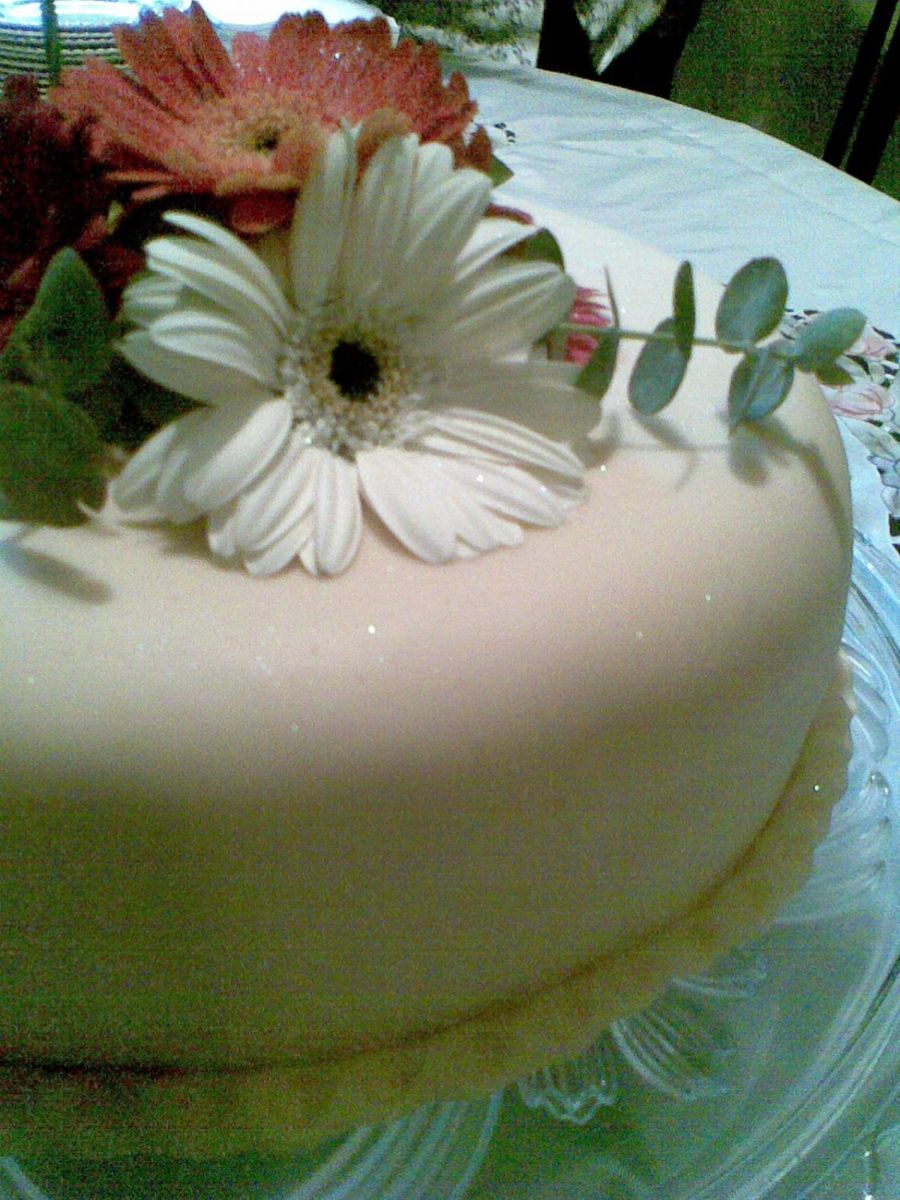 Gerbera Daisy Cake - CakeCentral.com