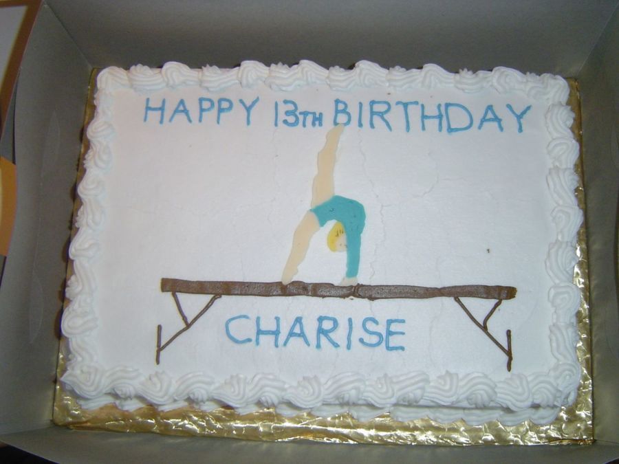 Balance Beam - CakeCentral.com