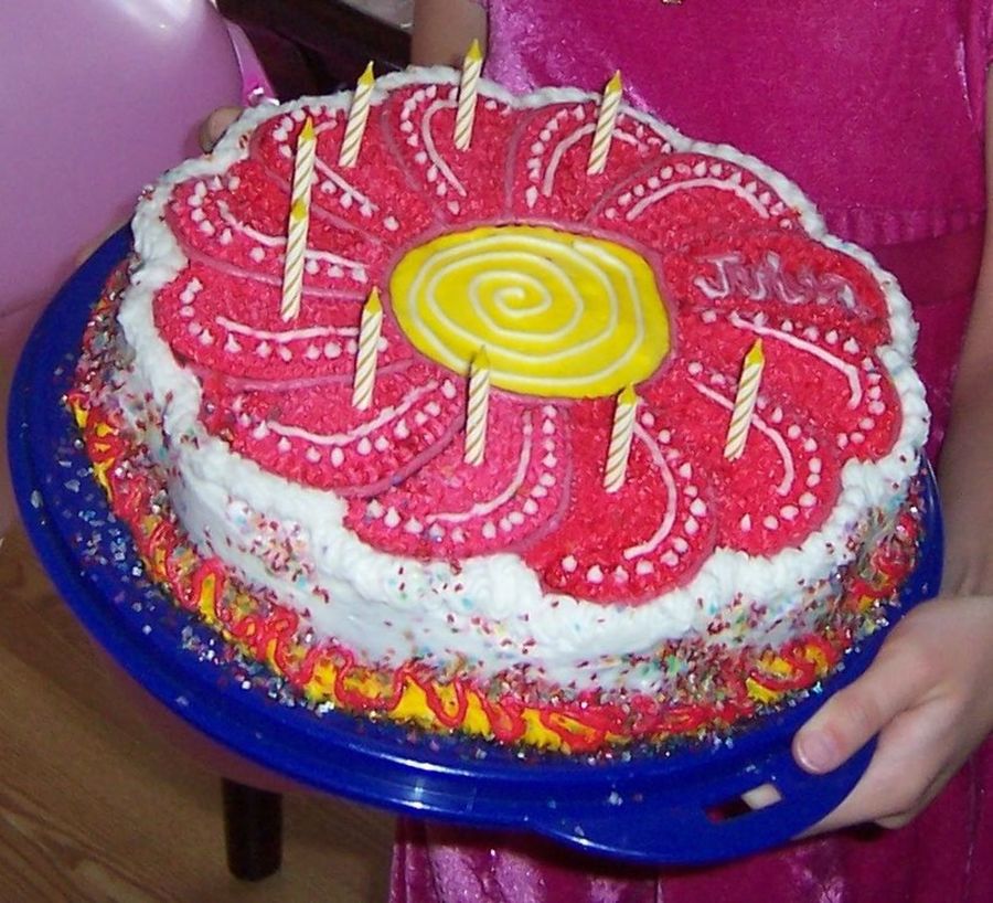 Flower Shaped Cake - CakeCentral.com