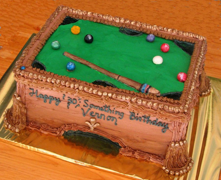 Pool Table - CakeCentral.com