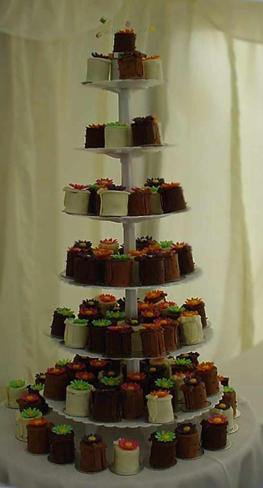 Abigail's Wedding Mini Cakes - CakeCentral.com