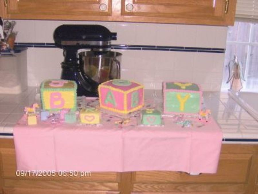 Baby Blocks Cake - CakeCentral.com