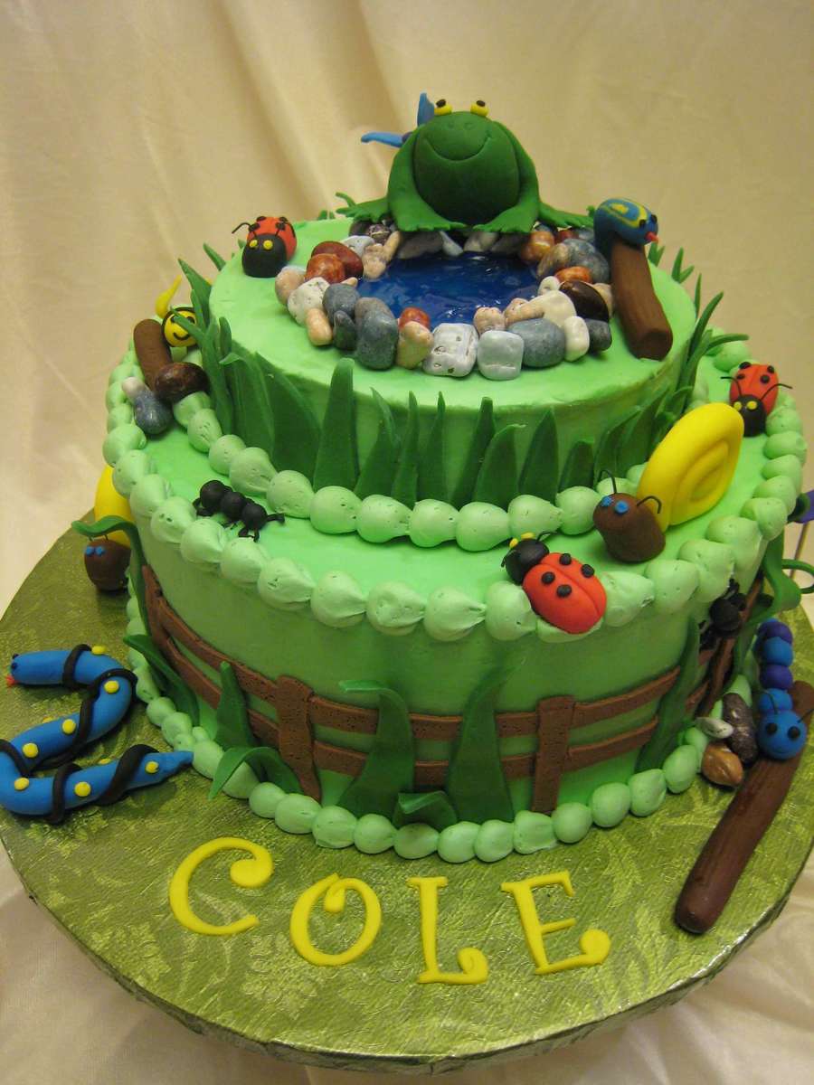 Frogs And Bugs - CakeCentral.com