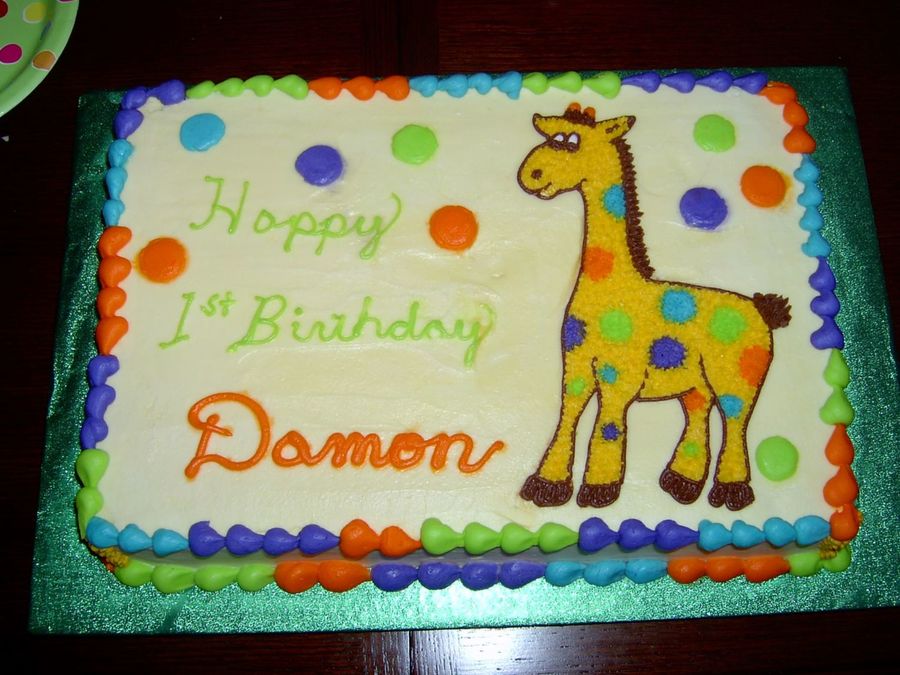 Damon's 1St Birthday - CakeCentral.com