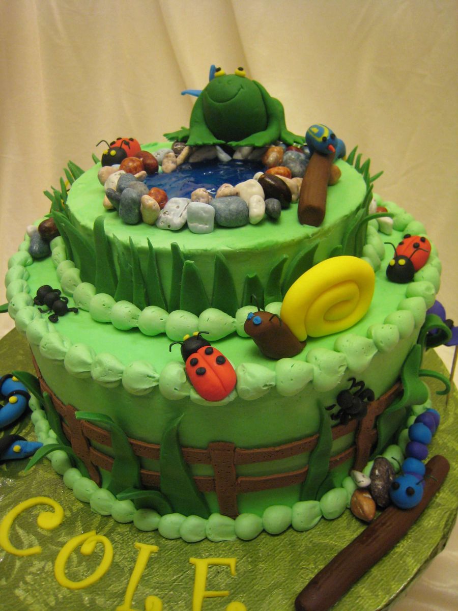 Frogs And Bugs - CakeCentral.com