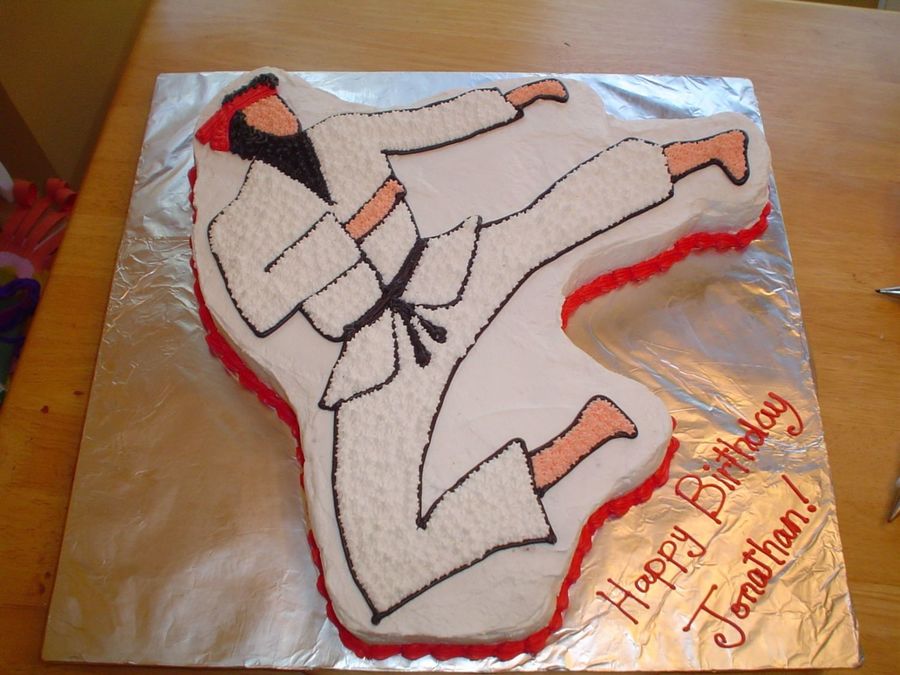 Karate Guy - CakeCentral.com