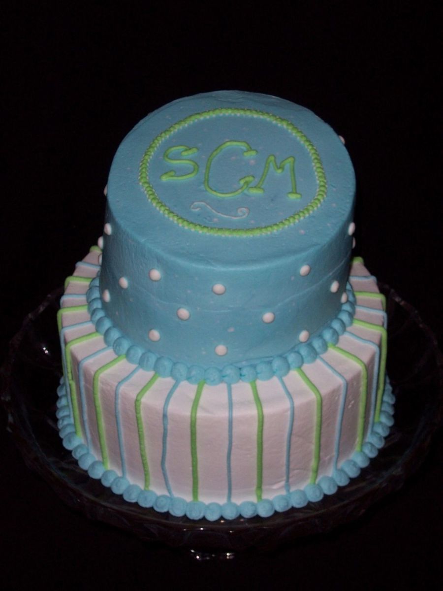 Baby Initials - CakeCentral.com