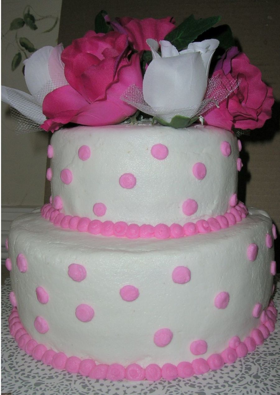 Round Wedding Cake - CakeCentral.com