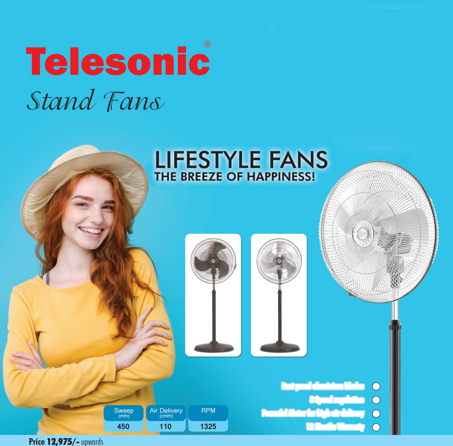 Telesonic Stand Fans – Adz.lk – Classified Ads & Directory Listing