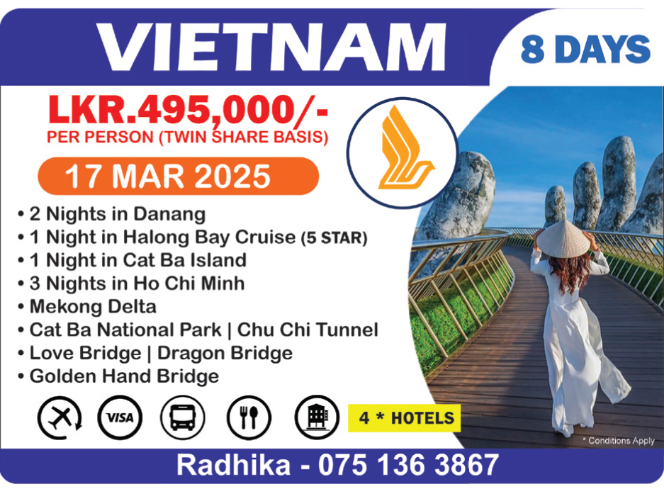 Vietnam -Travel Sensate (Pvt) Ltd. – Adz.lk – Classified Ads ...