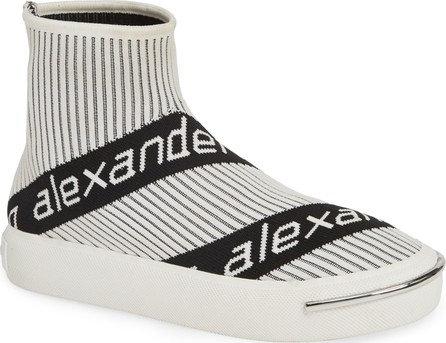 Alexander Wang Pia Logo Sock Sneaker - Luxed
