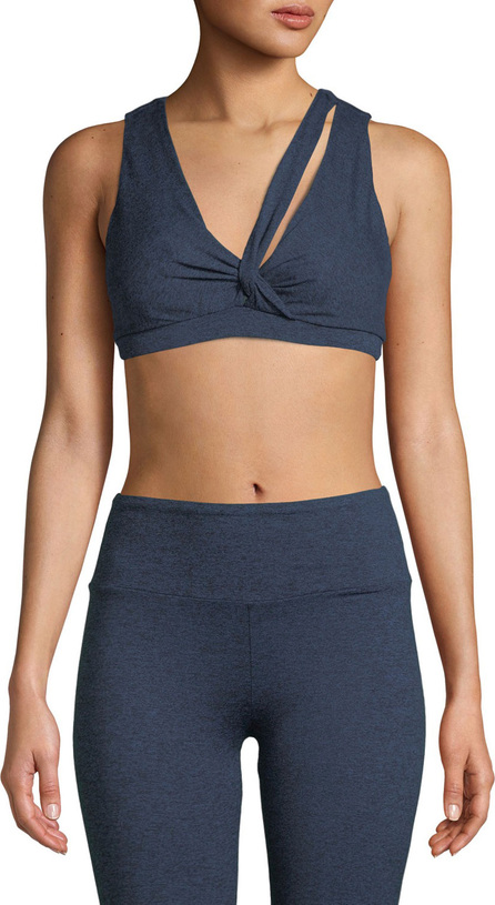 Lanston Enzo Loop V-Neck Sports Bra - Luxed
