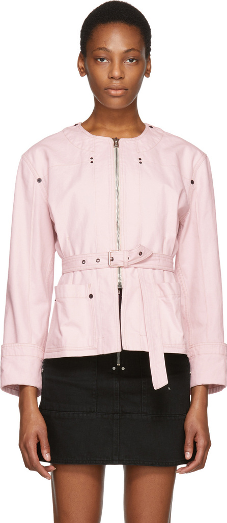 Isabel Marant Pink Nadia Chic Denim Jacket - Luxed