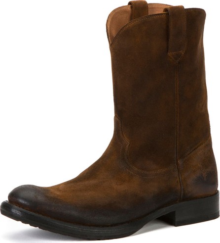 Frye Men's Duke Roper Western Suede Boots - Luxed