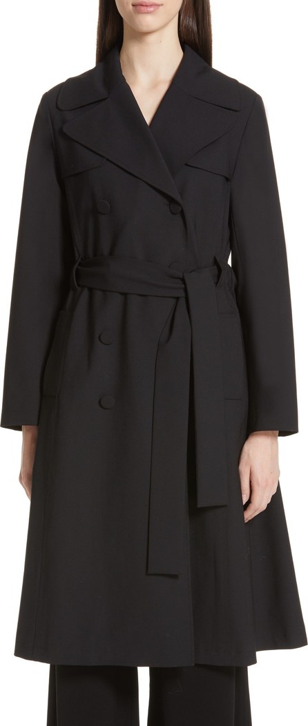Co Pleat Back Trench Coat - Luxed
