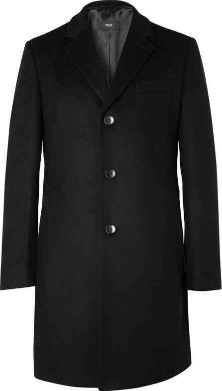 HUGO BOSS Wool and Cashmere-Blend Coat - Luxed