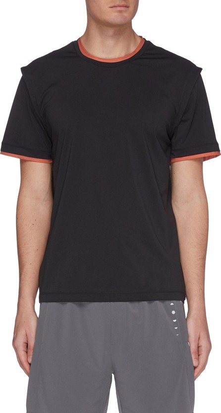 Particle Fever Quickdry contrast panel T-shirt - Luxed
