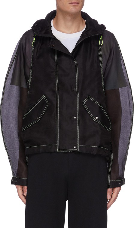 Angel Chen Logo Embroidered Panel Jacket - Luxed