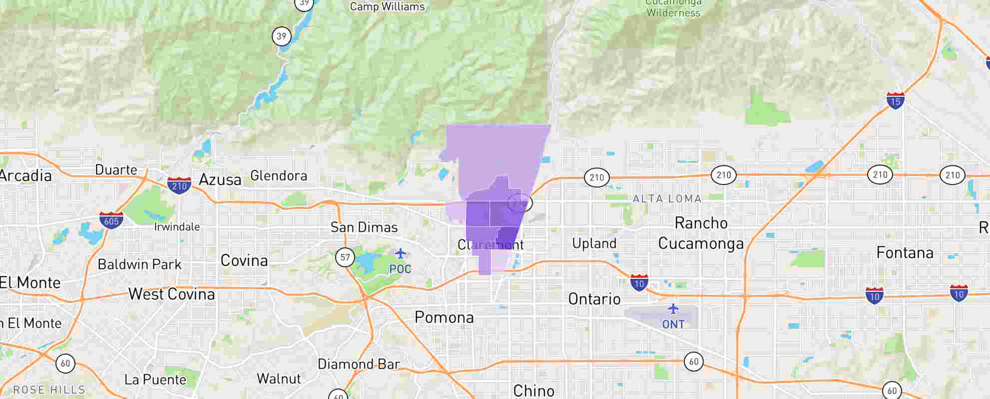 Claremont High School Catchment Area