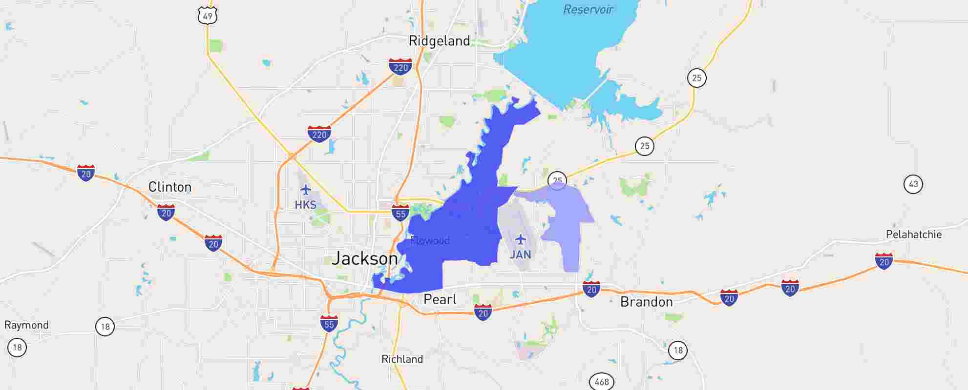 Flowood Ms Zip Code Map