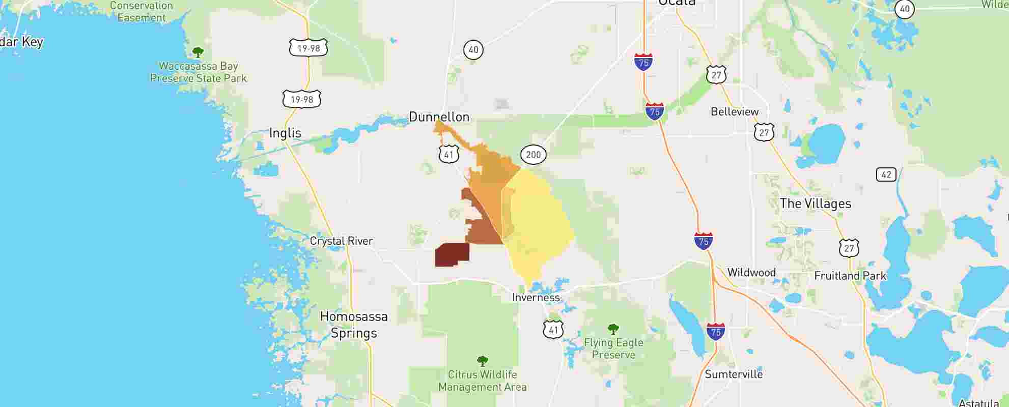 Hernando Florida Map