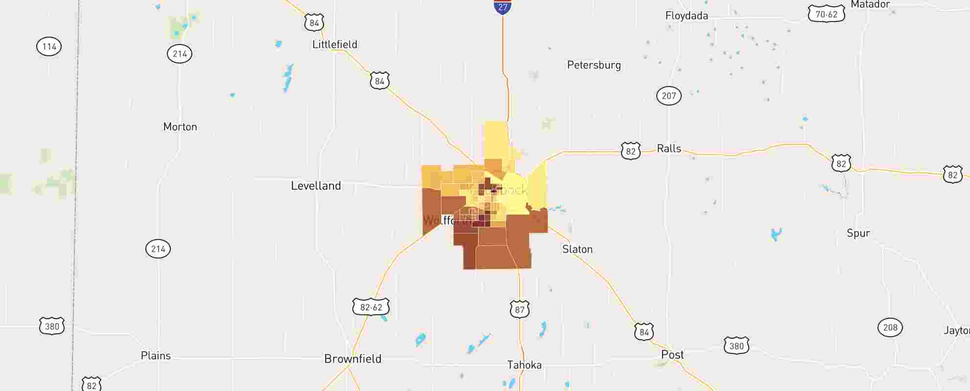 Lubbock Map Of Neighborhoods Map Of Lubbock Texas Hi Res Stock