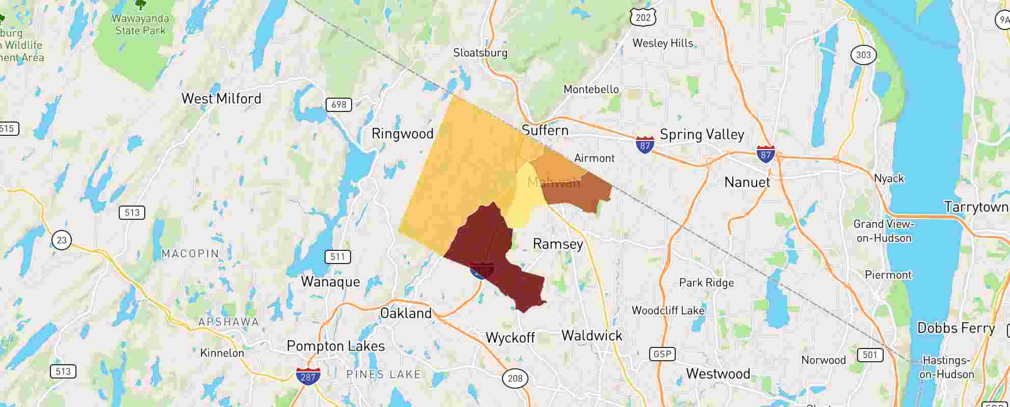 Mahwah Nj Map With Cities New Jersey City Maps | Maps Of New Jersey
