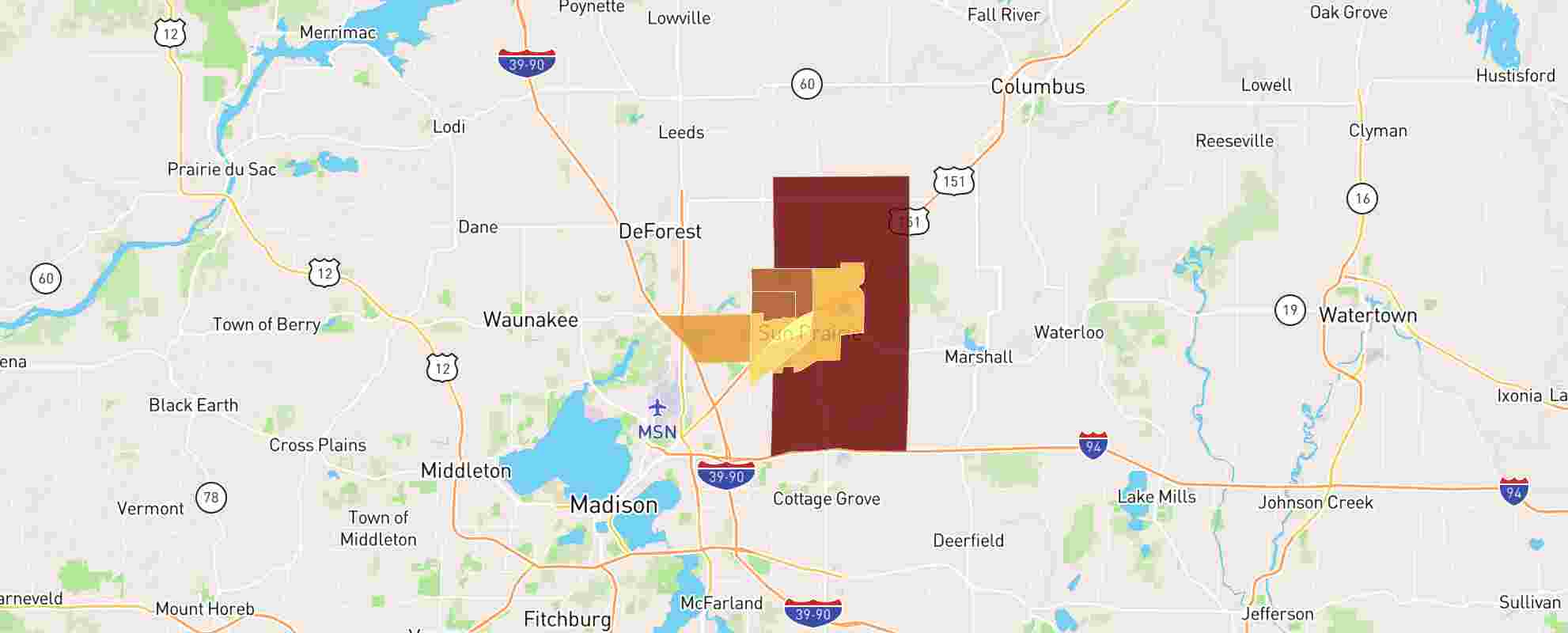 Sun Prairie Wi Zip Code