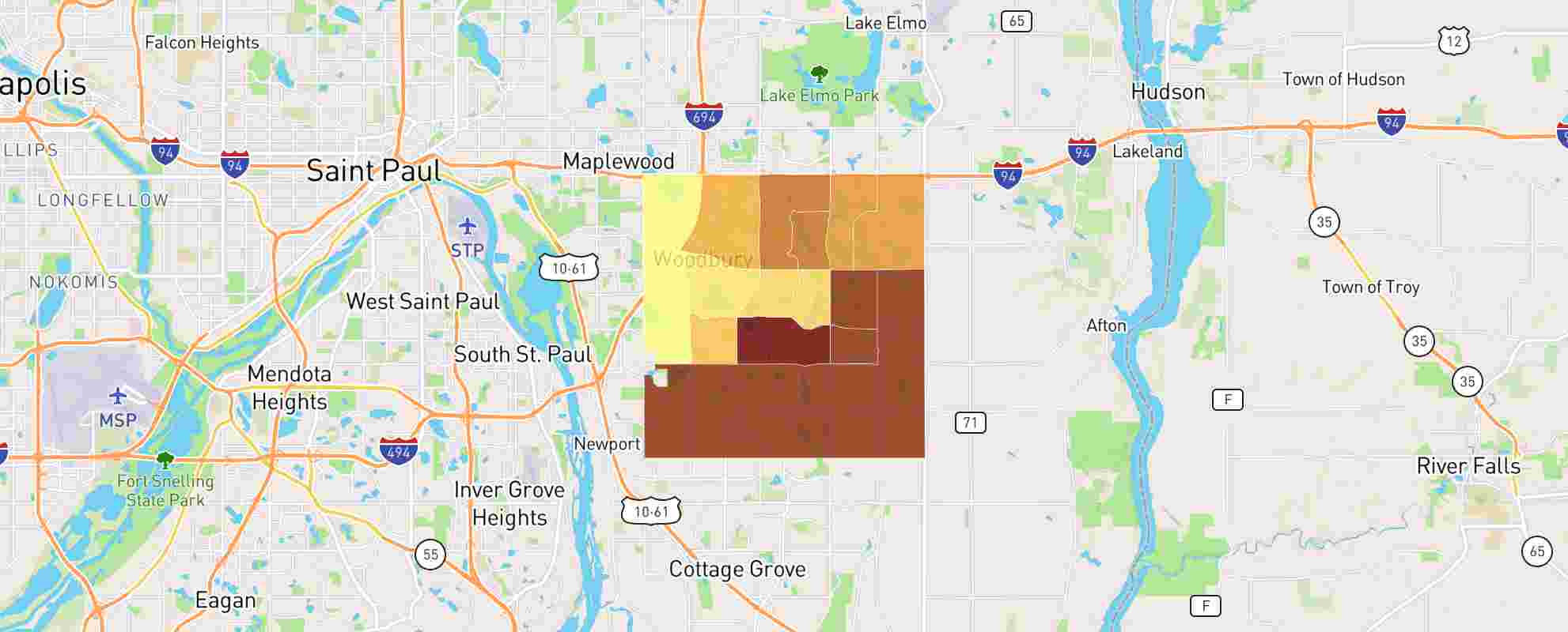 Woodbury Mn Zip Code Map 7882 Penny Ln, Woodbury, MN 55125 | Redfin