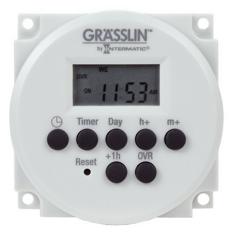 Intermatic FM1D14-AV-U Grasslin Electronic Timer Switch; 24 Hour/7 Day ...