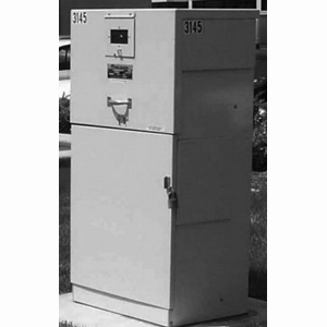 Milbank CP3B12513A Single Ring Socket Commercial Meter Pedestal; 200 ...