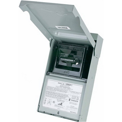 Midwest U065F1 Fusible Disconnect; 240 Volt, 60 Amp, 10 Kilo-Amp, 1 ...
