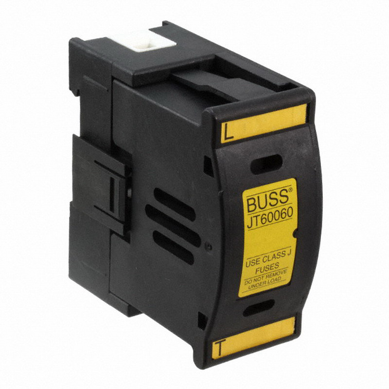 Bussmann JT60060 Fuse Holder 60 Amp 600 Volt AC DC 35 Mm DIN Rail Bussmann JT60060 Fuse Holder 60 Amp 600 Volt AC DC 35 Mm DIN Rail