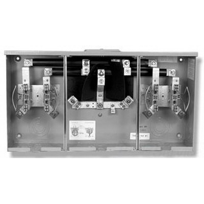 Milbank U1252-X-K1 Ringless 3-Wire 2-Position Meter Socket; 300 Volt AC ...