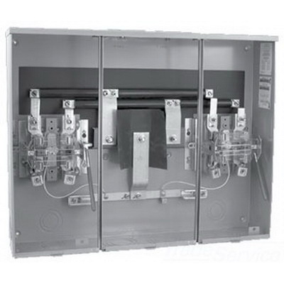 Milbank U2872-XT-5T9 Ringless 3-Wire 2-Position Meter Socket; 600 Volt ...