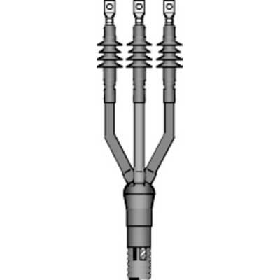 3M 7692-S-4-3G Medium Voltage 4 Skirt Cold Shrink QT-III Termination Kit; 4/0 AWG-350 KCMIL, 3/0 ...