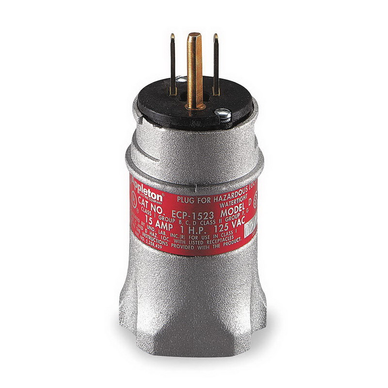 Appleton ECP-1523 Emerson U-Line® Interchanger™ ECP Standard Plug; 3 ...