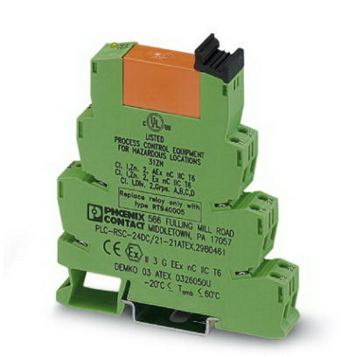 Phoenix Contact Phoenix 2980461 Relay Module; 18 Milli-Amp, 24 Volt DC ...