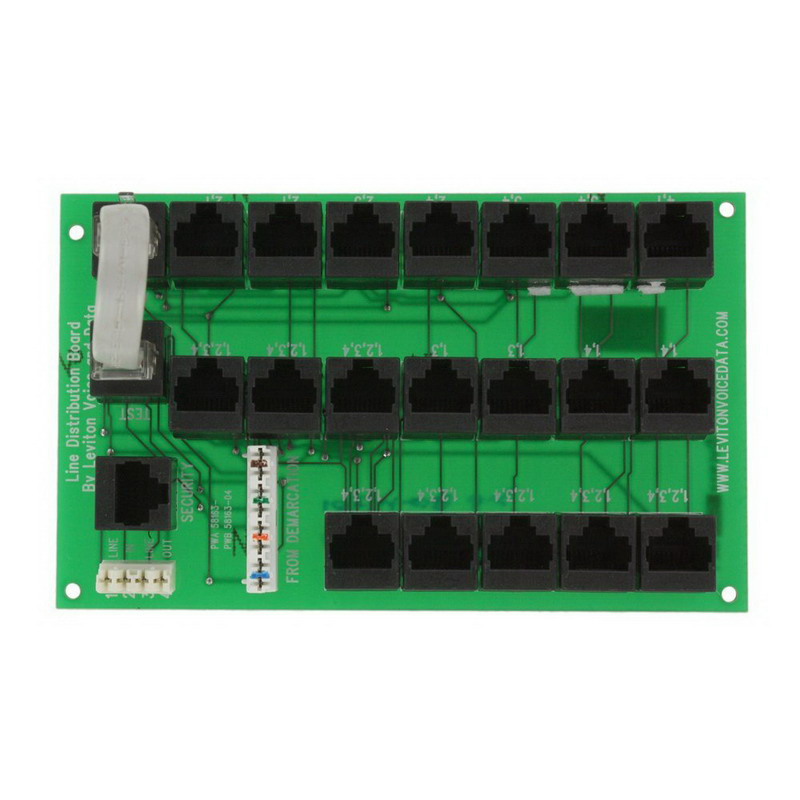 078477073698 UPC - Leviton 47603 Tdm Telephone Line Distribution Board ...