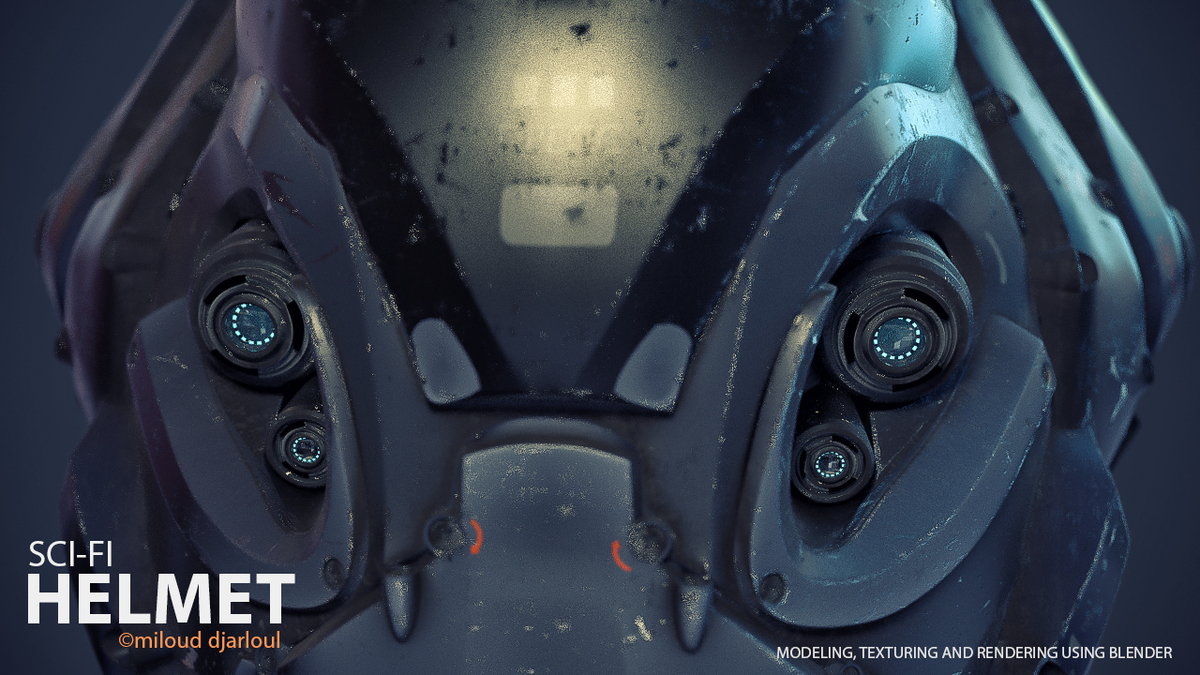 Sci-Fi Helmet Showcase - CG Cookie