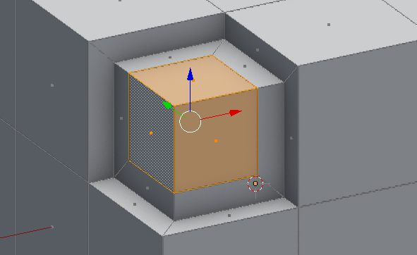 Whats the perfect way to make the cube corners "cubic" inset? - CG Cookie